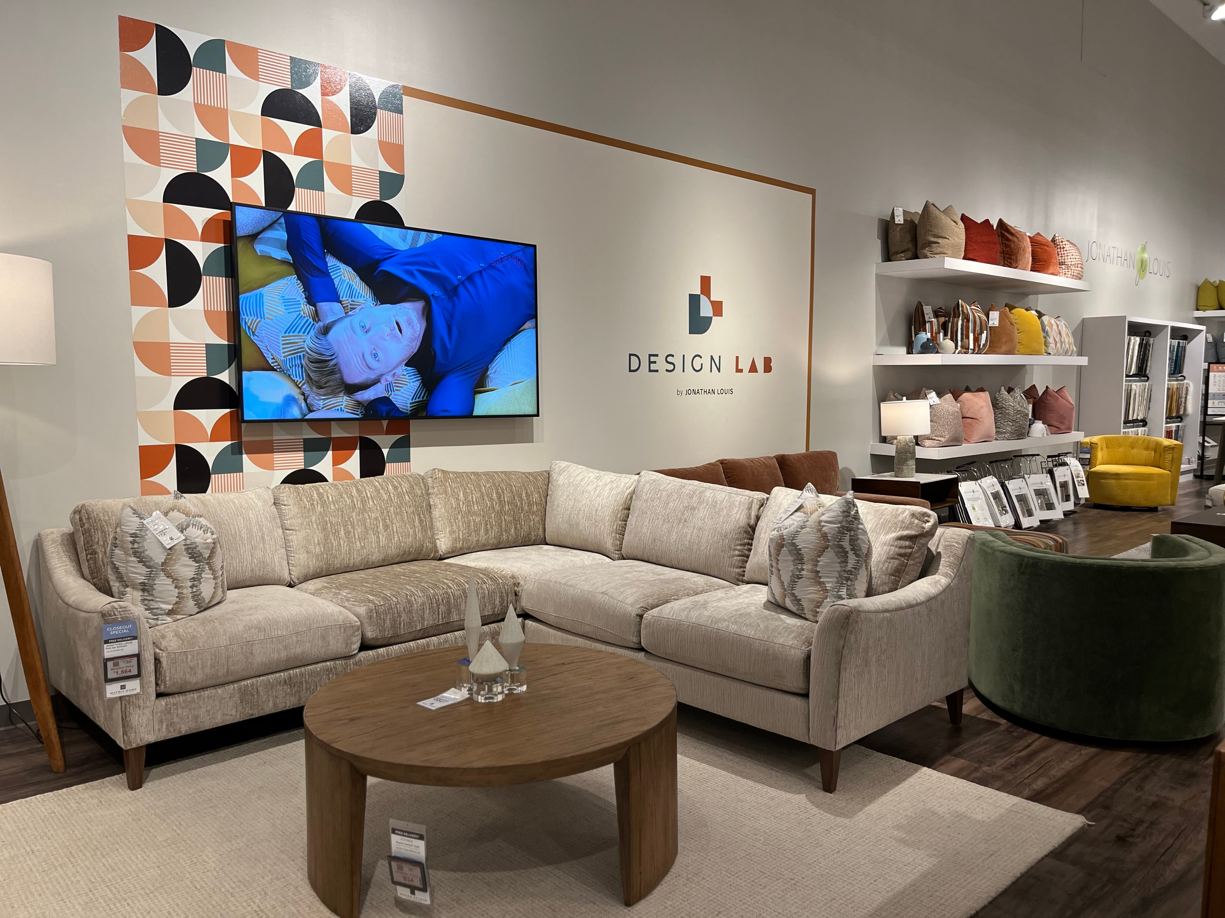 Design Lab Rebrand in Mathis Home